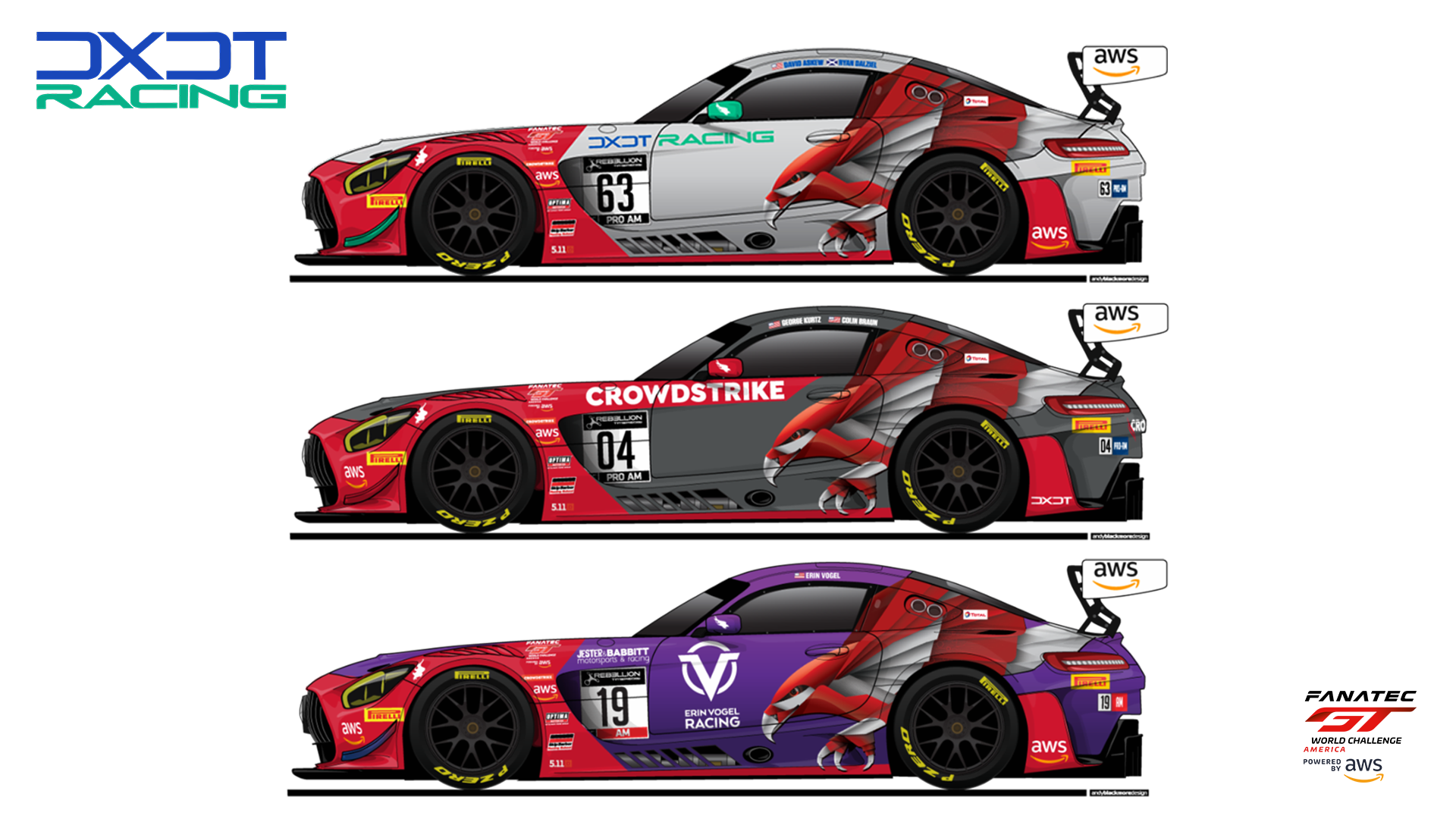 DXDT Racing Expands Lineups for 2021 SRO America Effort | Fanatec GT ...