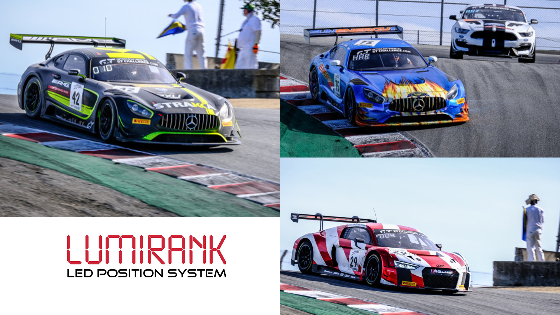 LUMIRANK Three-digit Position Display Helps Spectators to Follow Racing ...